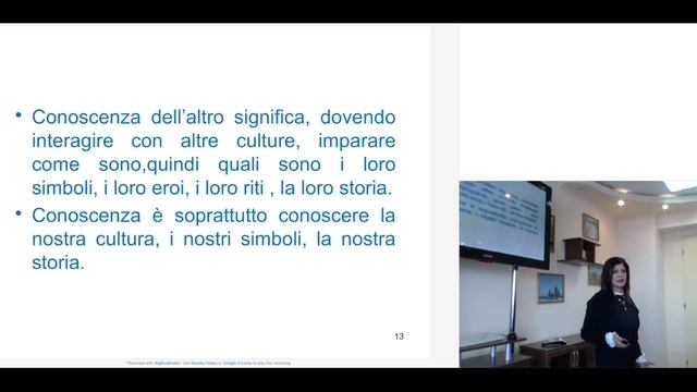 Открытый мастер-класс «Intercomunicazione culturale» итальянского профессора Маргериты Расуло