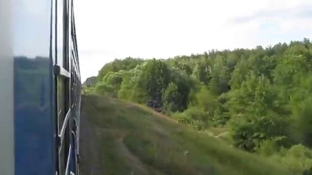 Граница Украины и Белоруссии. 29.06.14. Поезд Киев - СПб.
