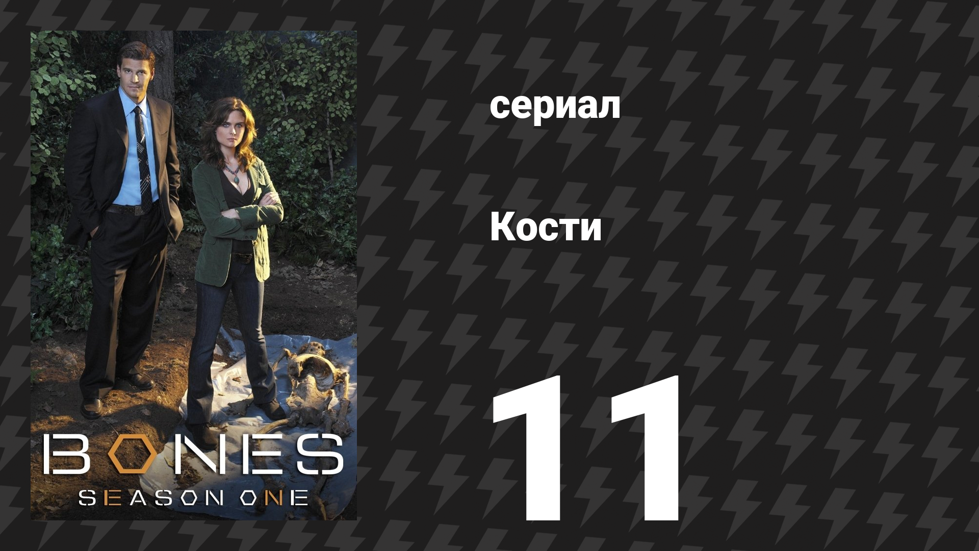 Кости 1 сезон 11 серия «Женщина в машине» (сериал, 2005)