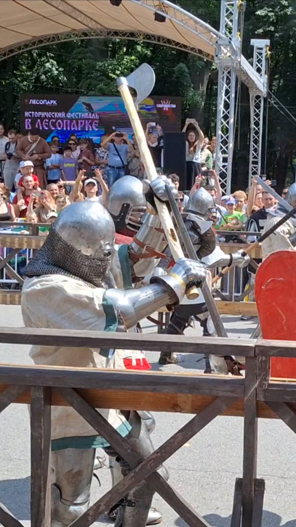 Рыцарский бой Рязань Лесопарк