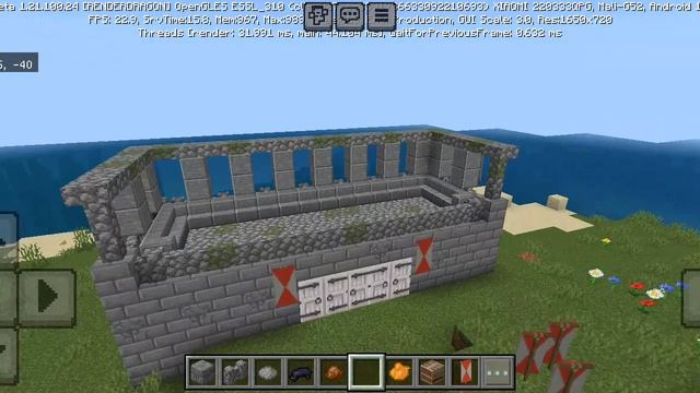 Как построить небольшую крепостную стену в Майнкрафт