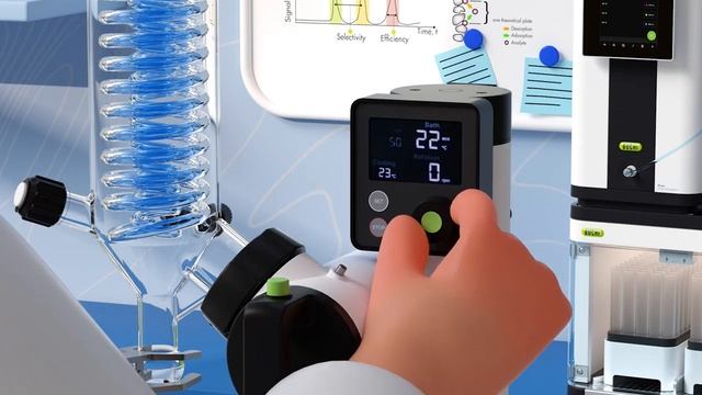 Ротационный испаритель Rotavapor R-80 - упаривание на минимальной лабораторной площади