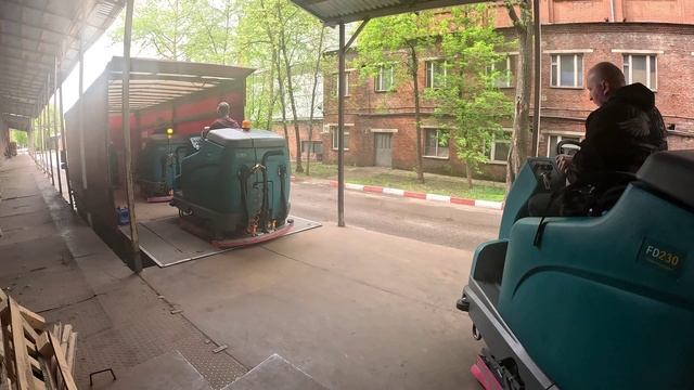 Отчетный ролик | Поставка поломоечных машин Wellland FD230 на WB