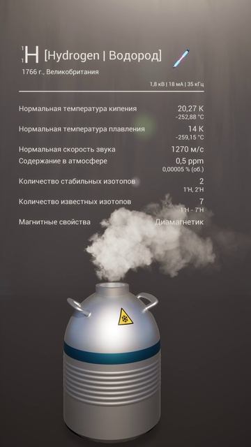 ⚗️ Криогенные агенты - Водород