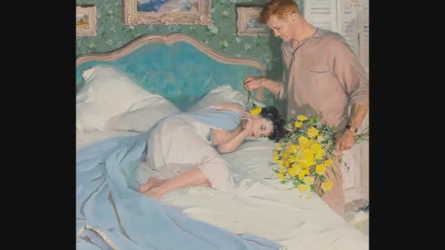 "Пусть, милая, тебе спокойно спится..." Образ спящей женщины на  картинах художников.