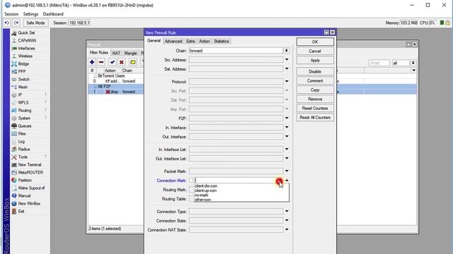 MikroTik Tutorial 18 – Как заблокировать трафик BitTorrent и P2P (до версии 6.39)