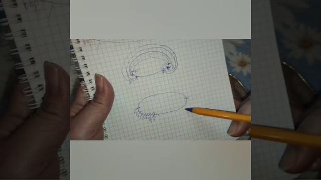 Туника, круглая кокетка, большой размер спицами