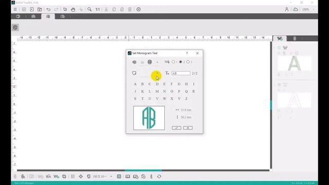 Artist Toolkit - Создание монограммы