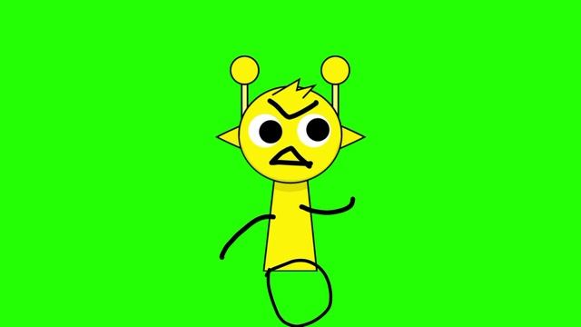 Злой Саймон бежит футаж