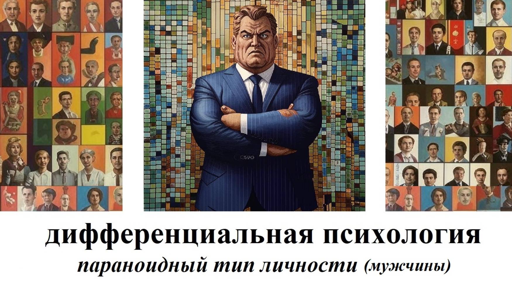 Дифференциальная психология (основные типы личностей).
Лекция 5.
Параноидный тип личности (мужчины)
