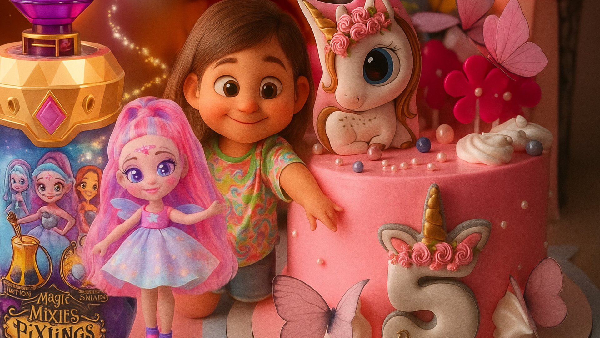 Такую распаковку вы еще не видели. Кукла Magic Mixies Pixlings. Подарок на День рождения.