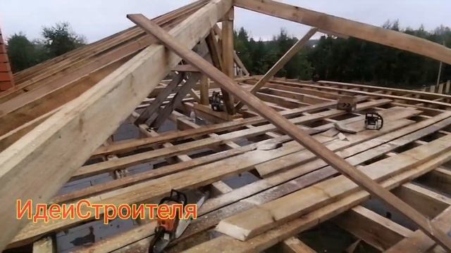 ВАЛЬМОВАЯ Крыша  на пеноблок