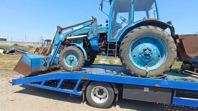 Отгрузка МТЗ 80 с куном экспресс-обзор от Константина Сорокина