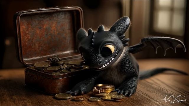 Однажды маленький дракон.