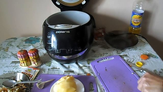 Гусь тушёный в мультиварке с картошкой и капустой