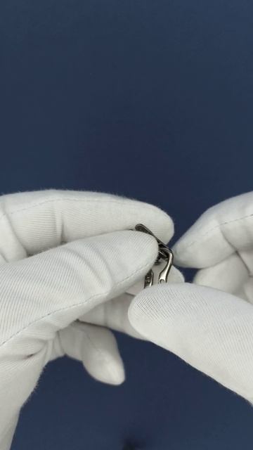 Крючки пришивные, потайные, темный никель. Артикул 05494