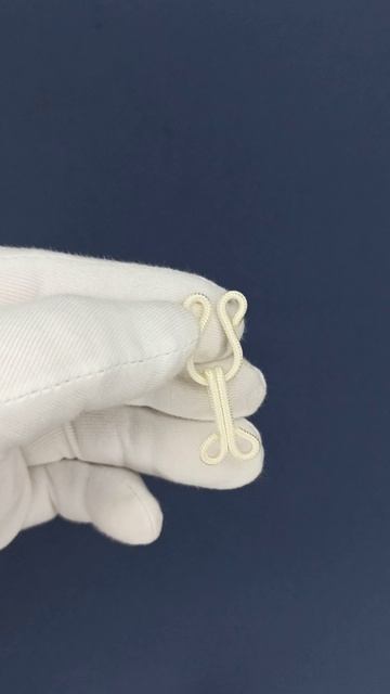 Крючки пришивные, потайные, в оплетке, сливки_2 Артикул 03084