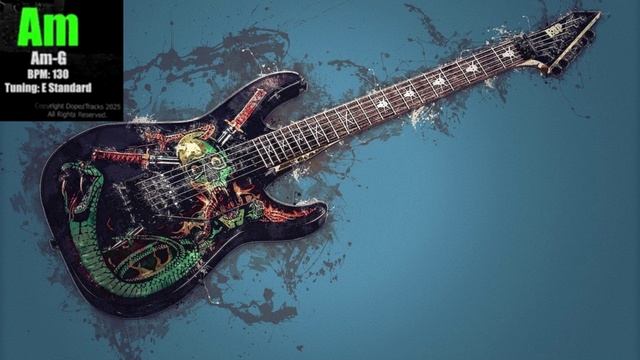 Classic Heavy Metal Backing Track in Am