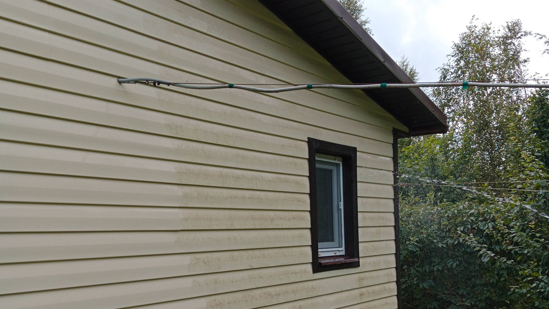 Сайдинг. Очистка сайдинга