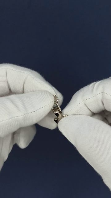 Крючки пришивные, потайные, квадрат, никель. Артикул 00723