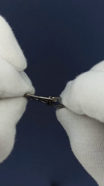 Крючки пришивные, потайные, темный никель_2 Артикул 05494