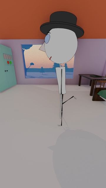 Линчел решил начать делать зарядку по утрам! #линчел #animation #memes #funny #мульт #blender