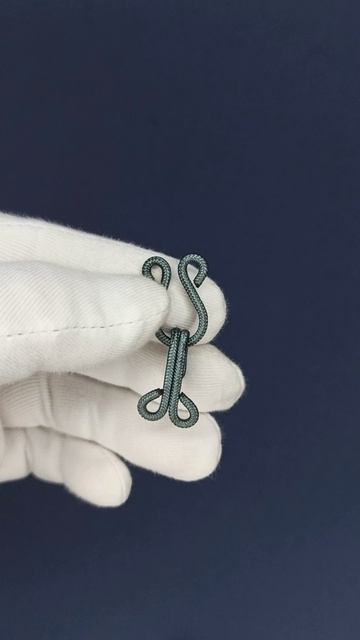 Крючки пришивные, потайные, в оплетке, серые_2 Артикул 03085