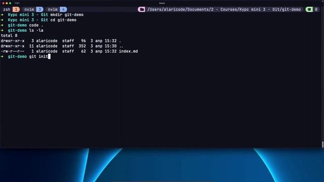 3.5 Создание репозитория