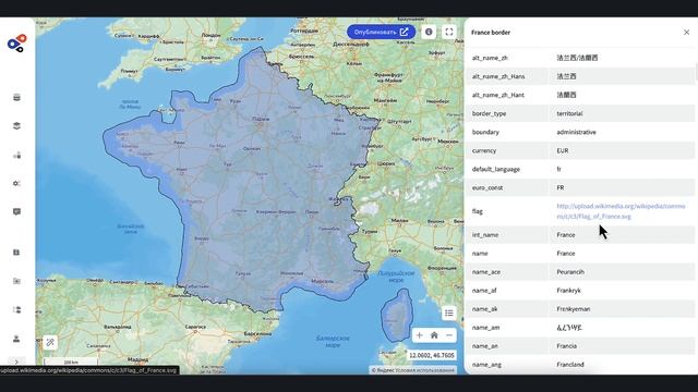 FlexGIS. OSM AI Widget. Part 1