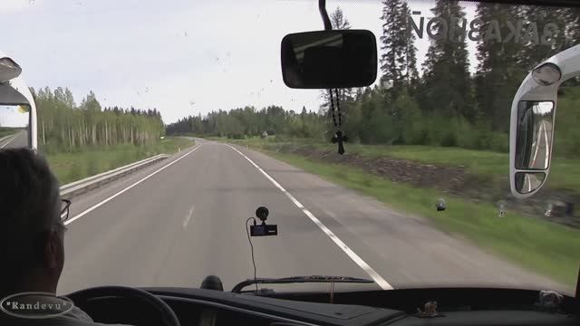 Карелия .  (1) сбылась мечта ... еду на автобусе на Валаам ... )