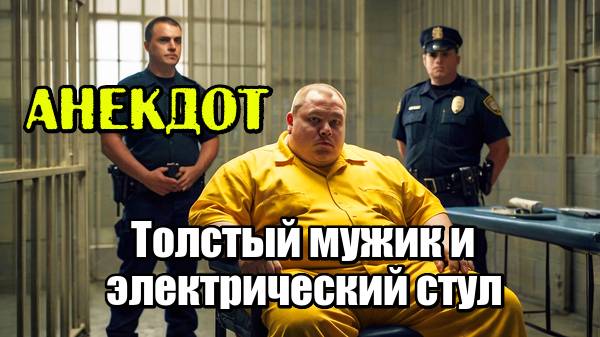 Приговорили мужика к электрическому стулу. Новый, свежий анекдот. Шутка дня.