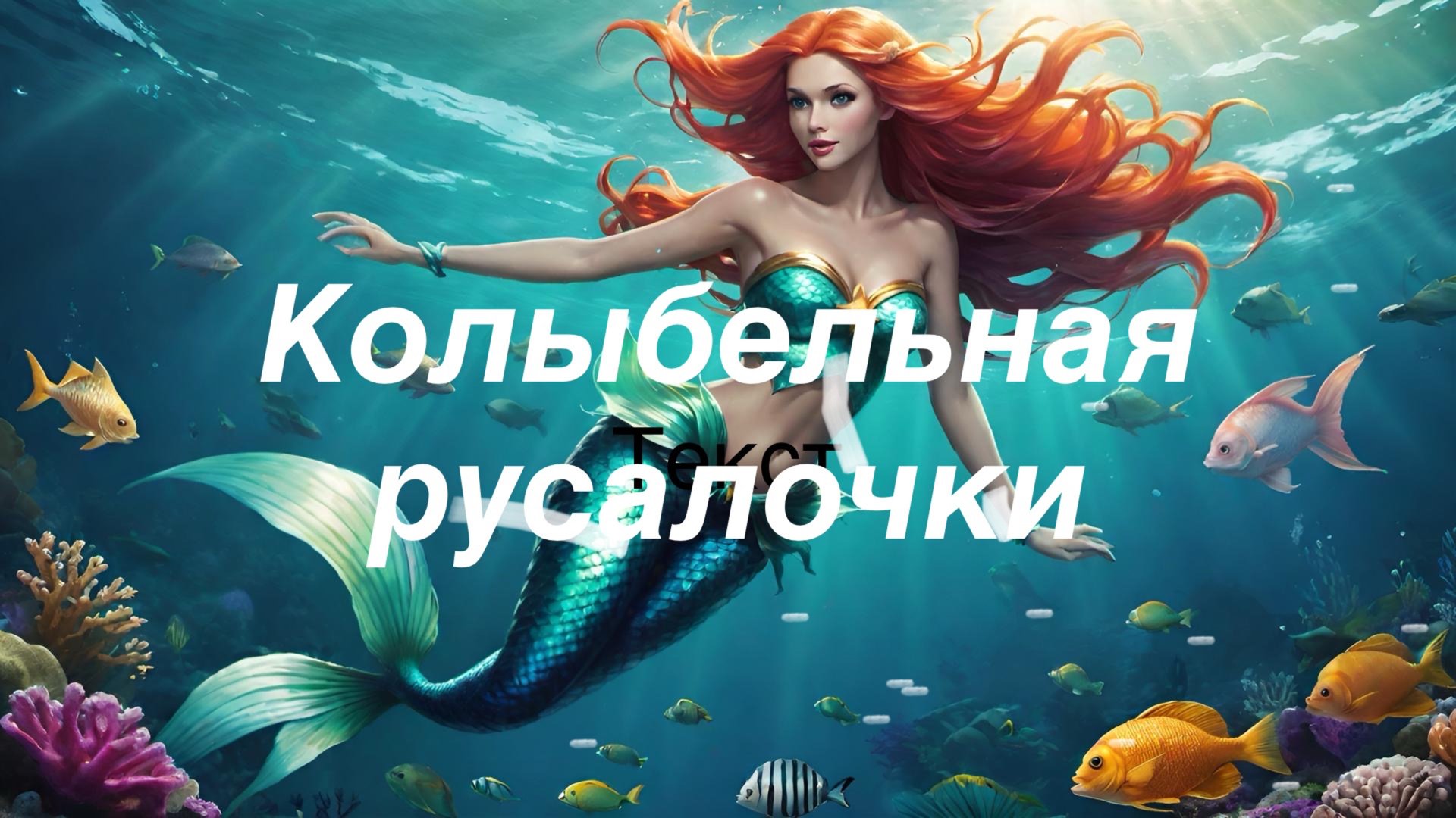 Колыбельная русалочки. Морская колыбельная. #колыбельные