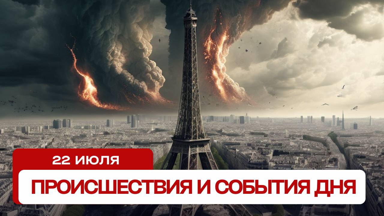 Новости сегодня 22.07.2025. Катаклизмы за день, ЧП, события дня!