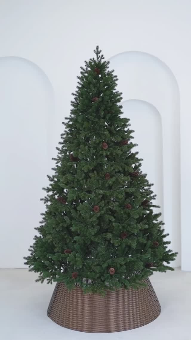 Обзор на искусственную ель "Чарующая" из 100% литой хвои, ЕлкиТорг