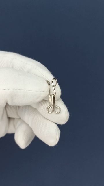 Крючки пришивные, потайные, никель_2 Артикул 00720