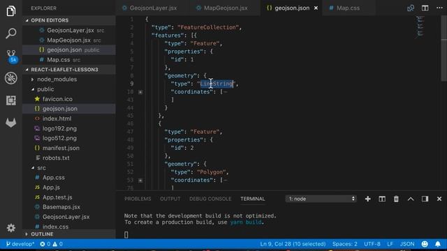 03. React + Leaflet. Component Lifecycle. Geojson