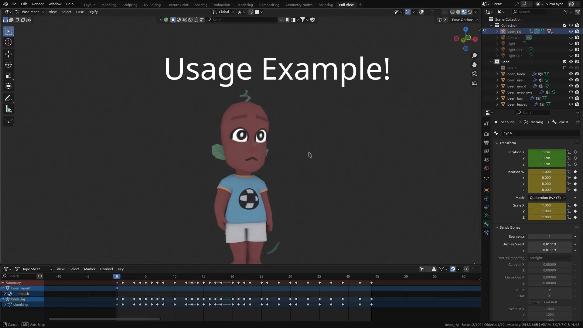 Blender Beantextures