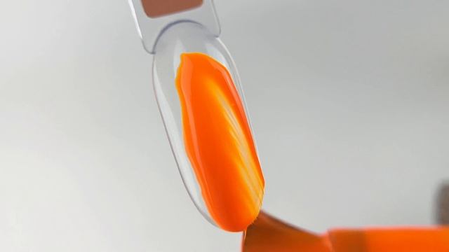 Выкраска: UNO, Однофазный гель лак для ногтей ONE STEP PEDICURE LINE №129, апельсиновый