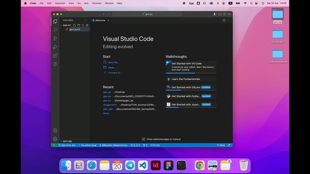 Geo-Py in Urban Analytics. Intro. Jupyter Notebook in VSCode.