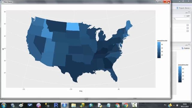 R. ggplot2, Leaflet, Highcharts