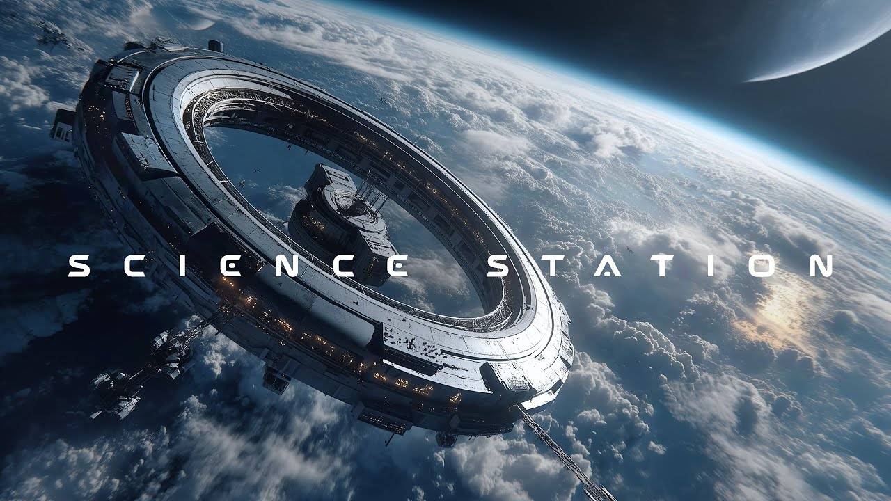SCIENCE STATION - Ambient Cyberpunk Music / Ethereal Sci-Fi Music Space Soundscape- ULTRA RELAXING