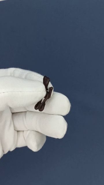 Крючки пришивные, потайные, в оплетке, темно-коричневые_2 Артикул 00084