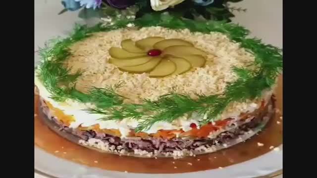 Король праздничного стола. Печеночный торт на праздник. Салат