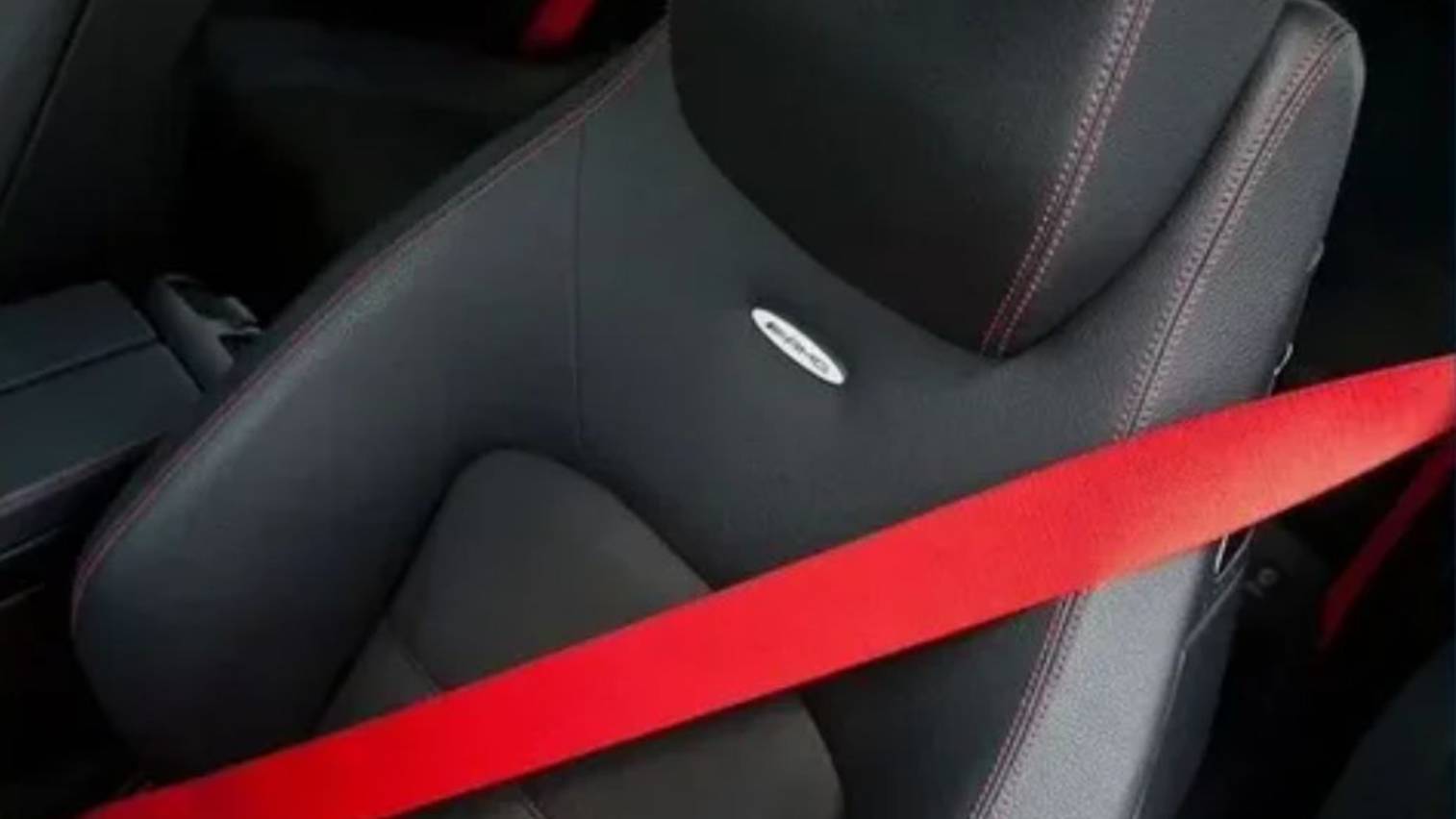 Красные ремни безопасности. на Авео- распаковка.