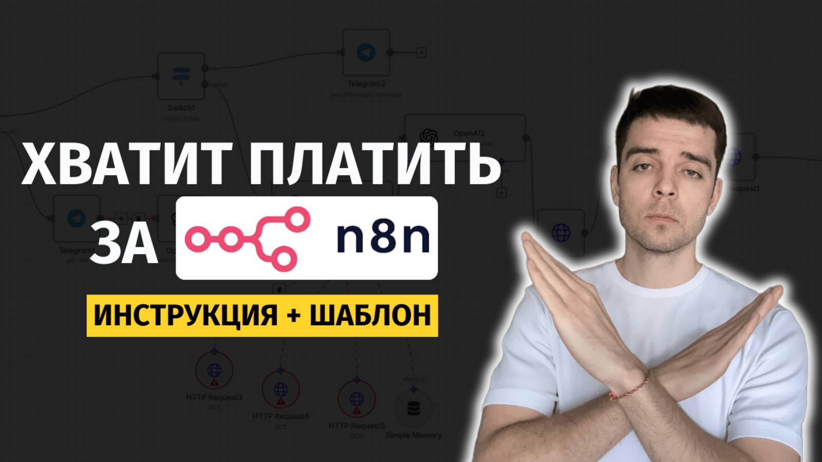 Как установить n8n на СВОЙ СЕРВЕР Beget за 10 минут? + Как обновить версию n8n