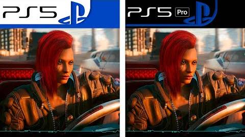 Cyberpunk 2077 - Сравнение графики и производительности PS5 и PS5 Pro (ElAnalistaDeBits)
