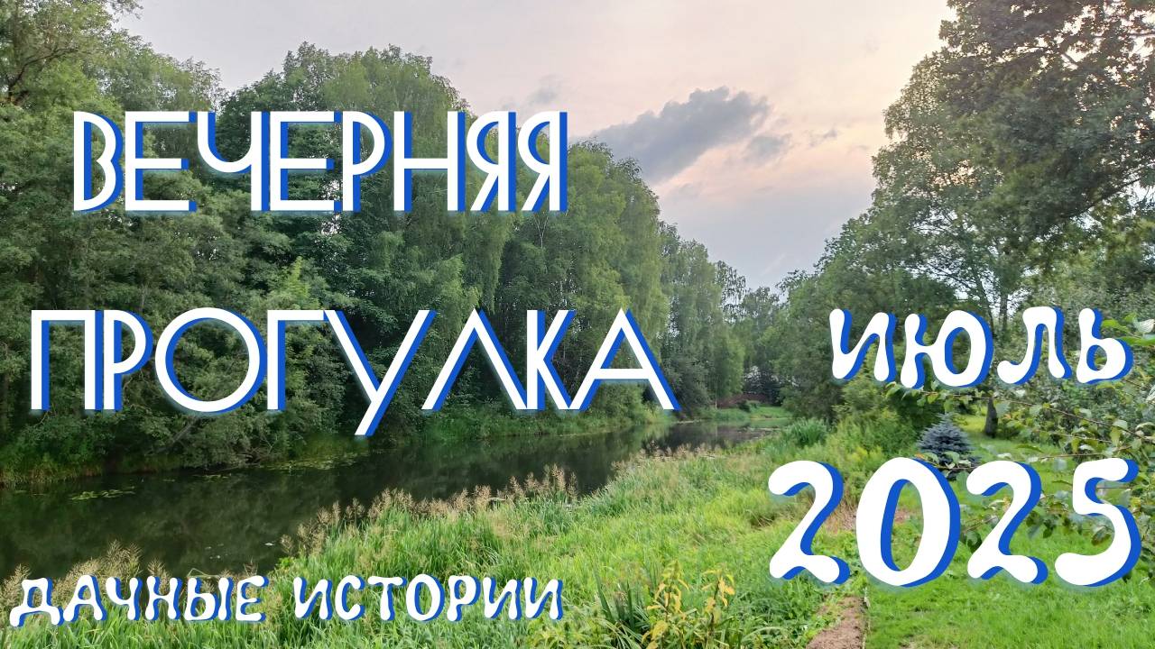 Дачные истории Вечерняя прогулка Июль 2025