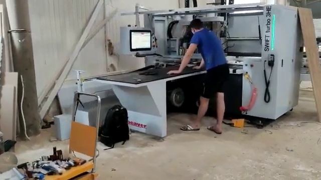 Новый сверлильно-фрезерный центр уже на производстве фабрики Ctot Factory!