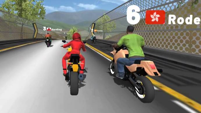 Супер Гонки на мотоциклах Bike Race Master, уровень 224