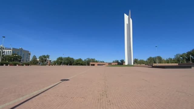 Площадь Победы в Уральске. Мемориал.